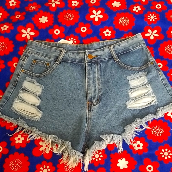 SHEIN | Shorts | Shein Cut Off Shorts | Poshmark
